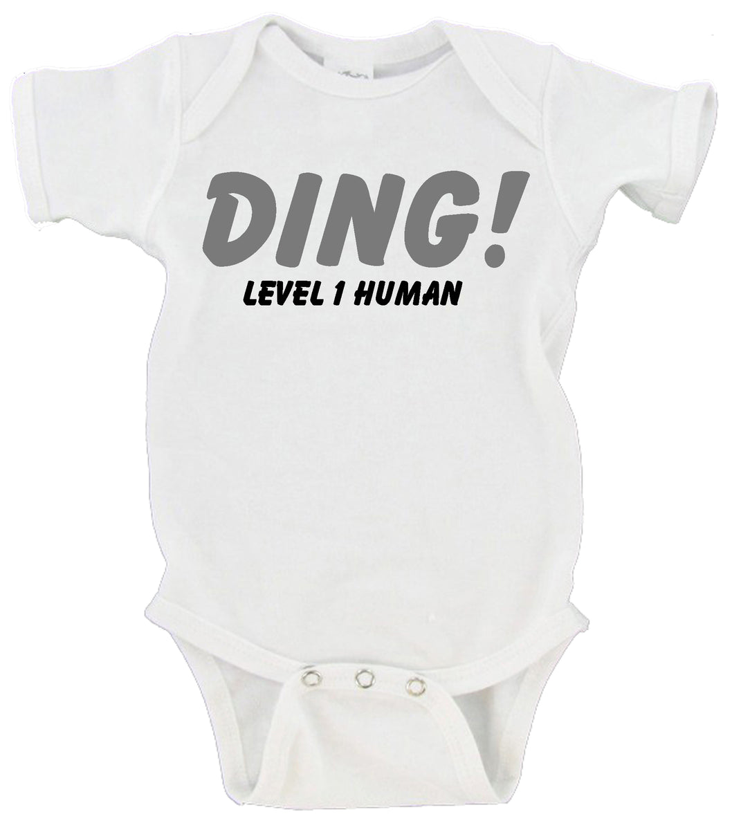 Ding! Level One Human Gerber Onesie ® – Forever Little One