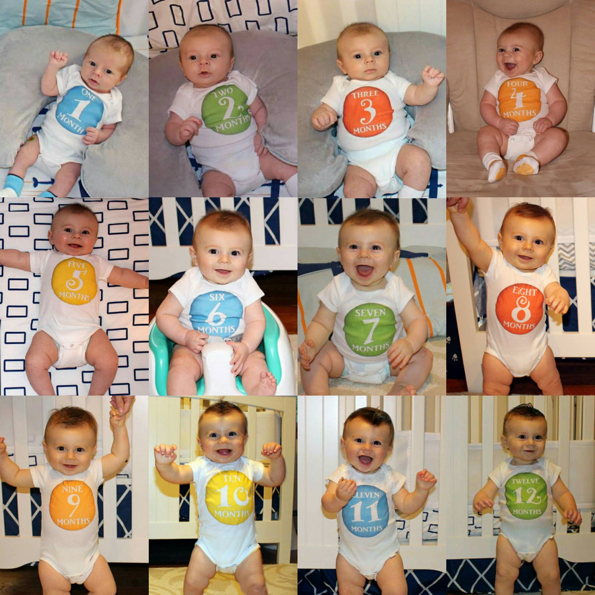 12 Month Neutral Color Set | Gerber Onesies ® – Forever Little One